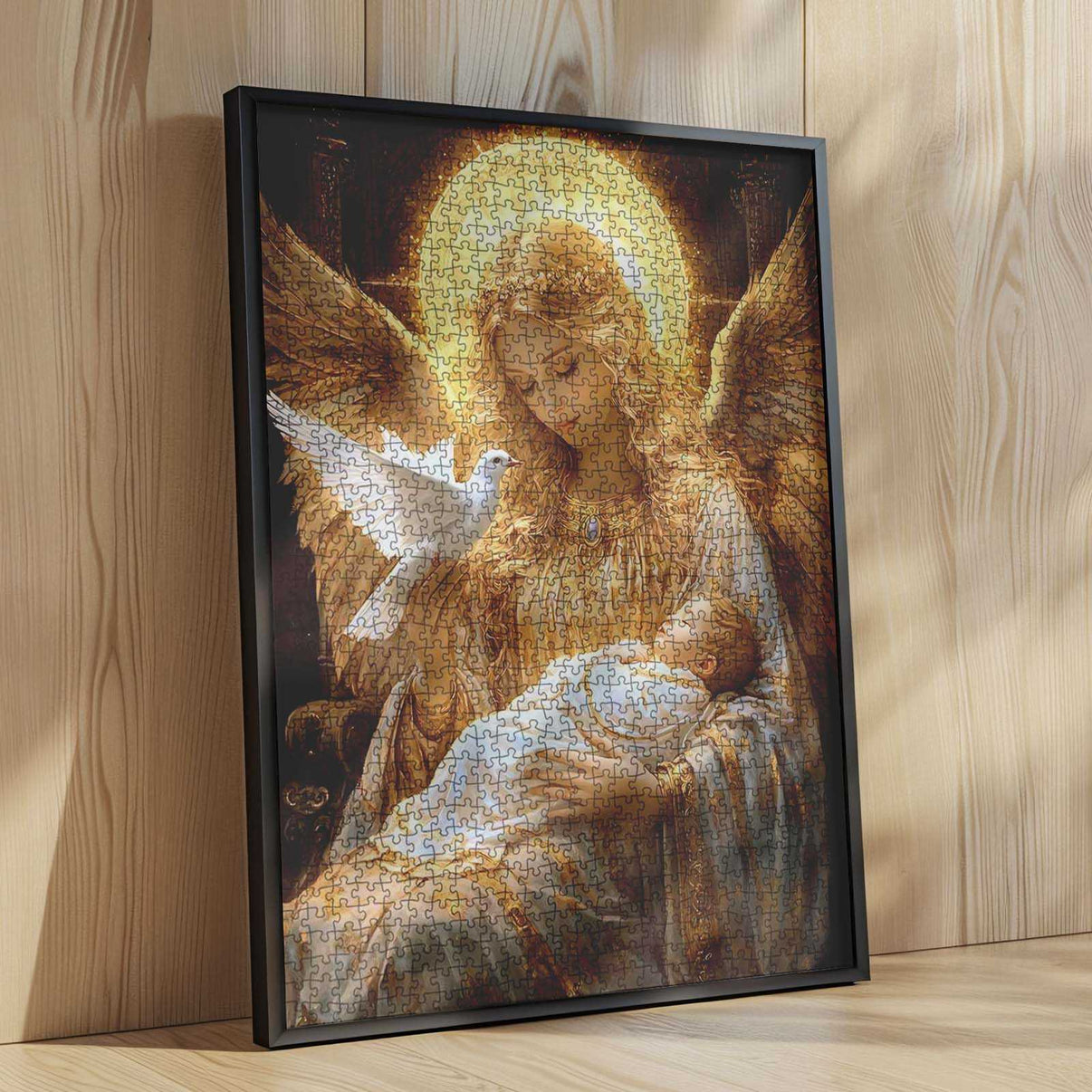 Golden Angel with Baby Jigsaw Puzzles – Tucocoo