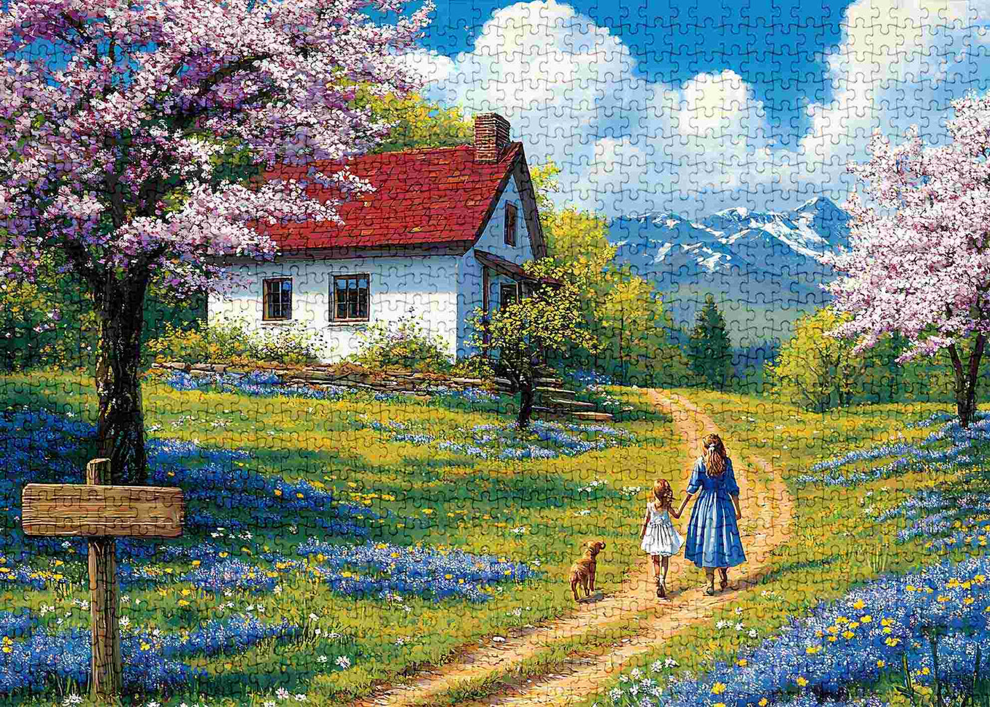 Spring Walk Countryside Jigsaw Puzzles – Tucocoo