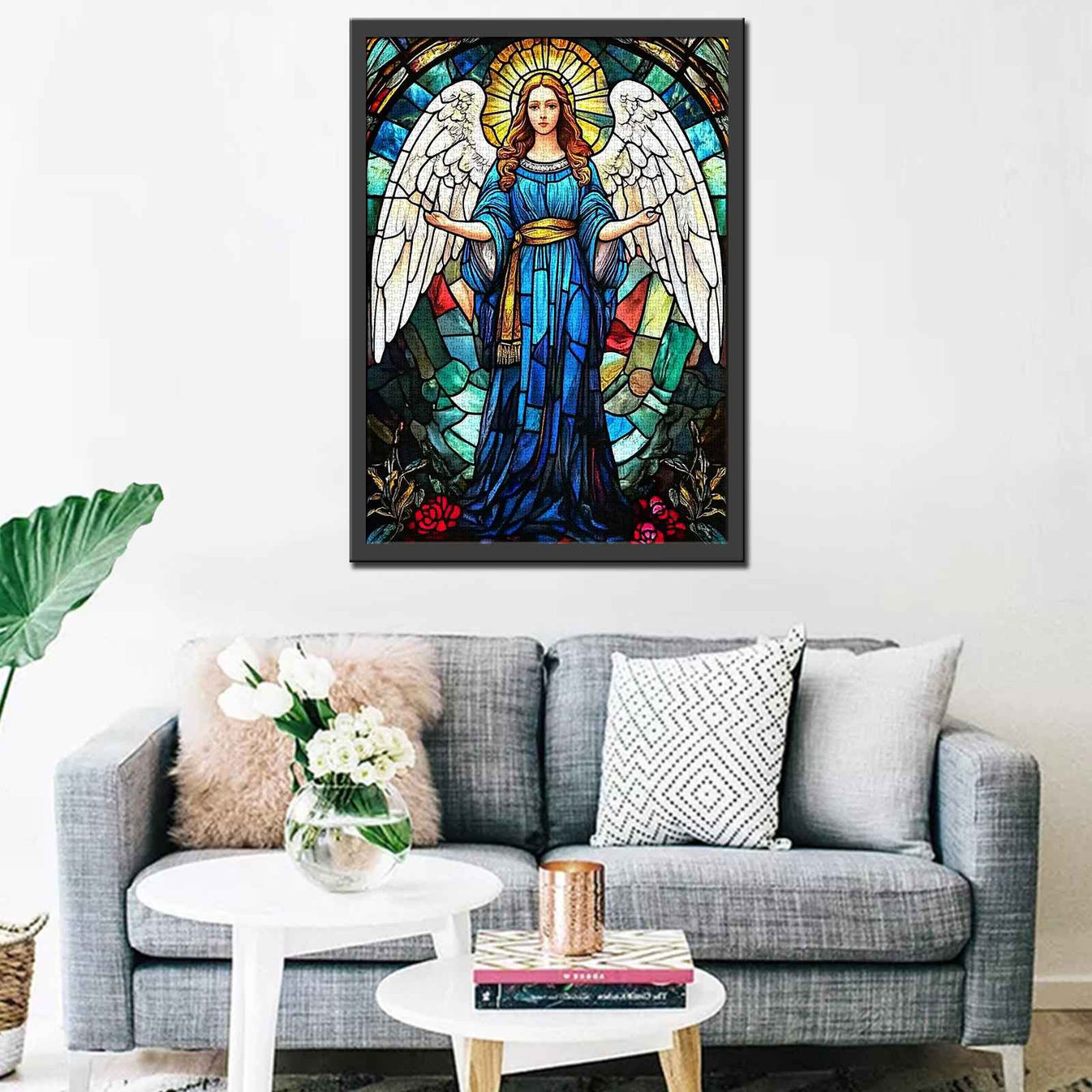 Stained Glass Angel Jigsaw Puzzle – Tucocoo